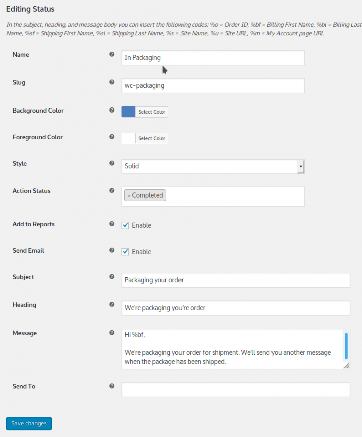 WooCommerce Order Status Manager